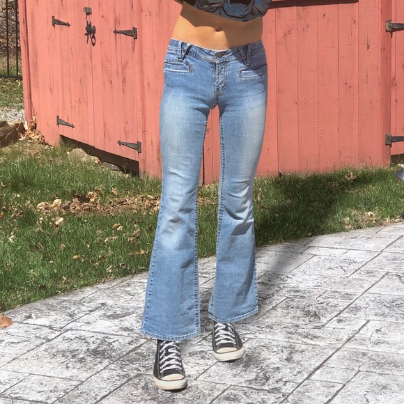 Brandy Melville | Jeans | Y2k Lowrise Flare Jeans | Poshmark